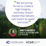 ICVCM and VCMI join forces to operationalize a high-integrity market to ...